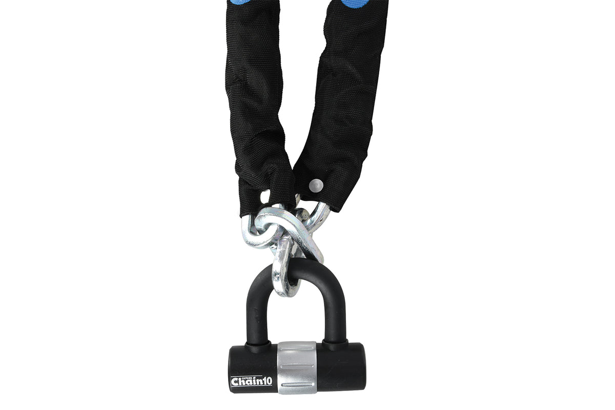 Oxford Chain 10 HD Chain & Lock – Heavy Duty 1.4m | Wheelie Bike Shop
